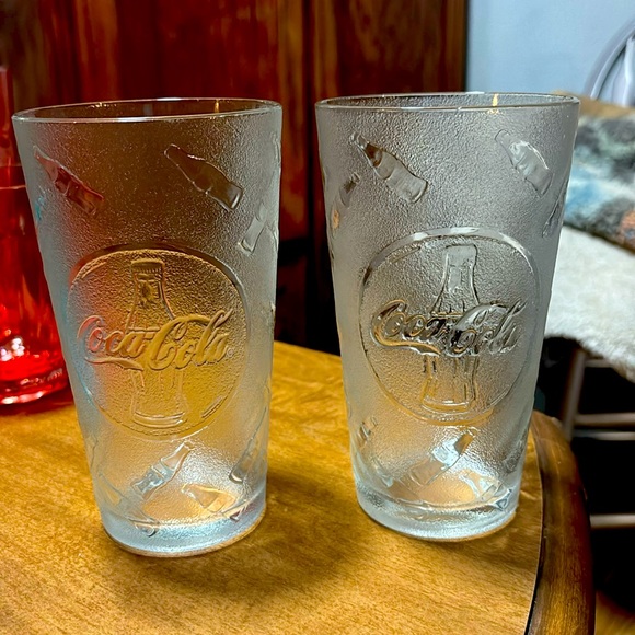 Coca Cola | Kitchen | Coca Cola Drinking Glasses | Poshmark